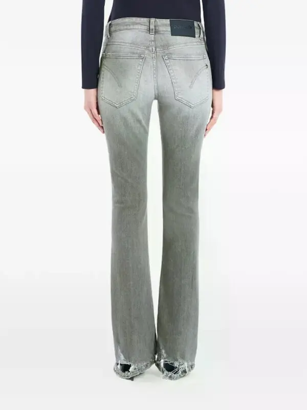 DONDUP Frayed Hem Jeans - Grey