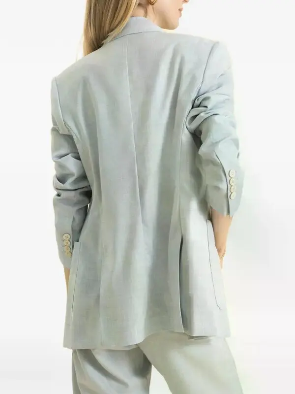 Eleventy Double-breasted Jacket - Blue