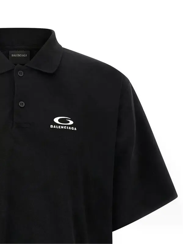 Balenciaga Logo-detail Polo Shirt