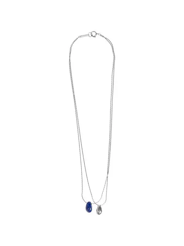 MARANT Teardrop Pendant Necklace - Silver