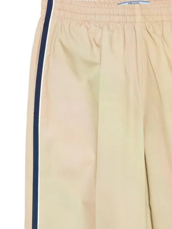 Prada Side-stripes Straight Trousers