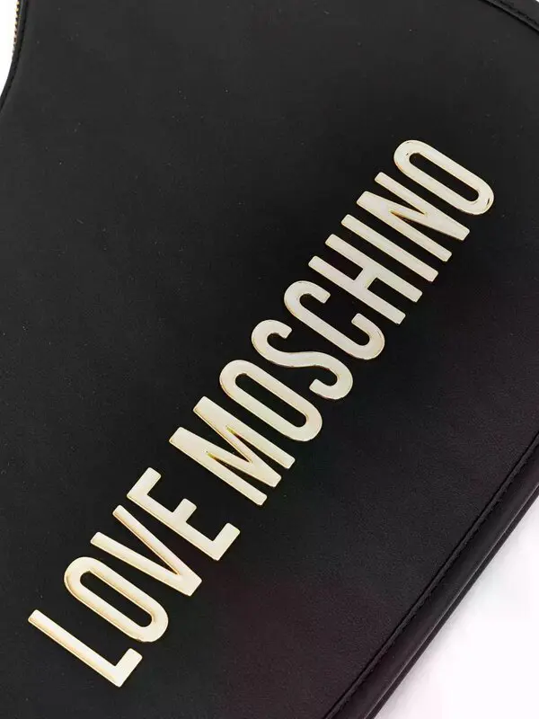 Moschino Logo Lettering Shoulder Bag