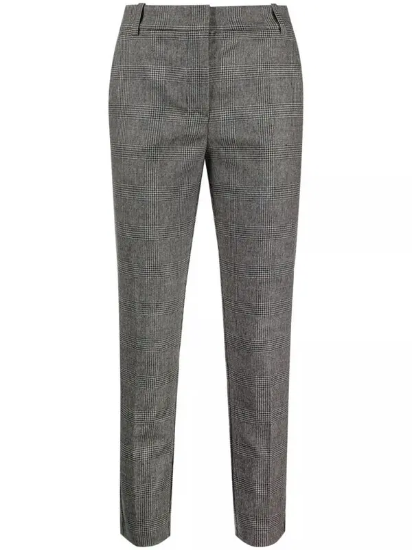 Pinko Bello Checkered Slim-fit Trousers