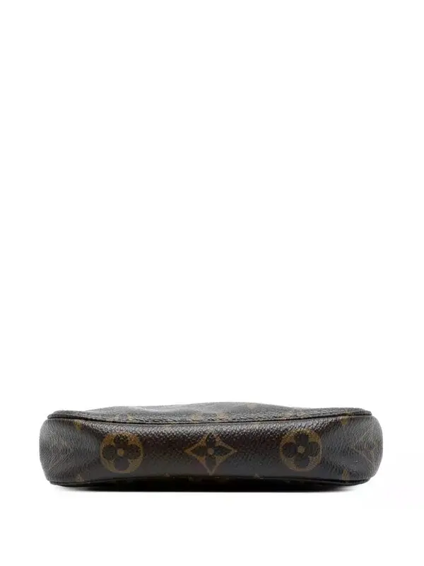 LOUIS VUITTON 2014 Monogram Mini Pochette Accessoires Handbag - Brown