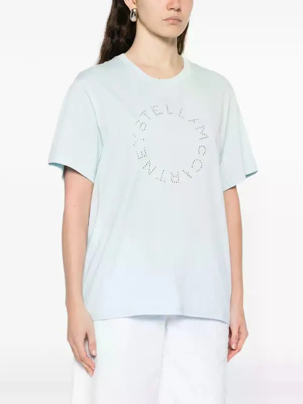 Stella McCartney Logo Embroidered Boyfriend T-shirt
