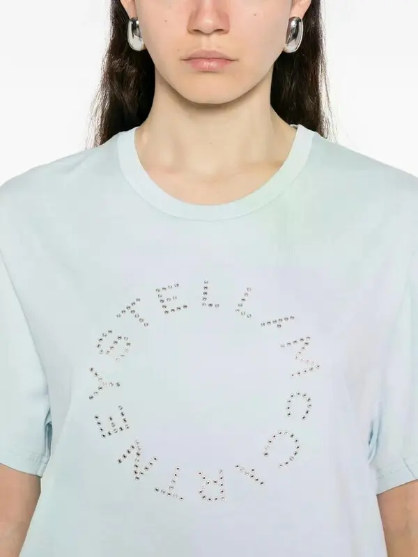 Stella McCartney Logo Embroidered Boyfriend T-shirt