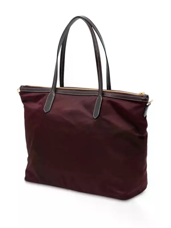 Prada Saffiano Trimmed Tessuto Satchel
