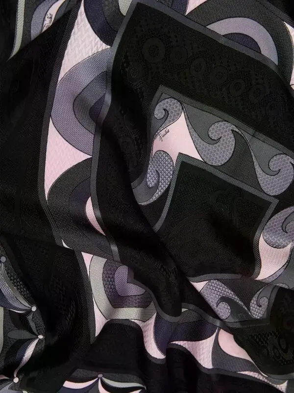 Emilio Pucci Mixed-prints Jacquard Scarf