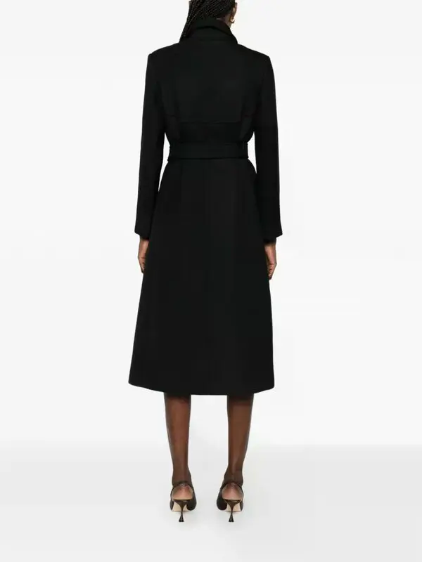 Valentino Garavani Logo-detail Single-breasted Coat