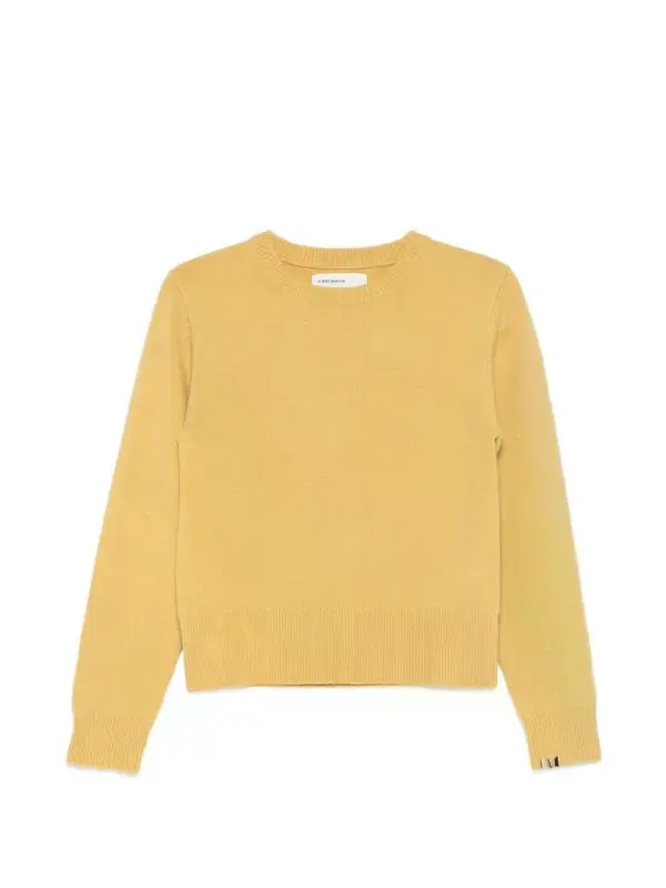 Extreme Cashmere Nº430 Jeanne Crew-neck Sweater - Yellow
