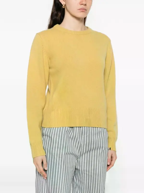 Extreme Cashmere Nº430 Jeanne Crew-neck Sweater - Yellow