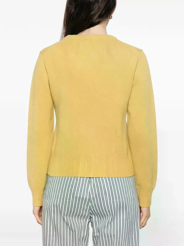 Extreme Cashmere Nº430 Jeanne Crew-neck Sweater - Yellow