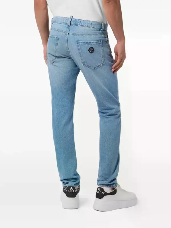 Philipp Plein Straight Jeans - Blue