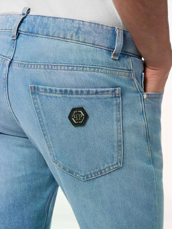 Philipp Plein Straight Jeans - Blue