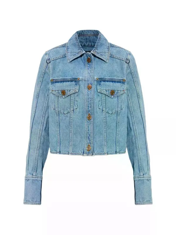 Balmain Buttoned Denim Jacket