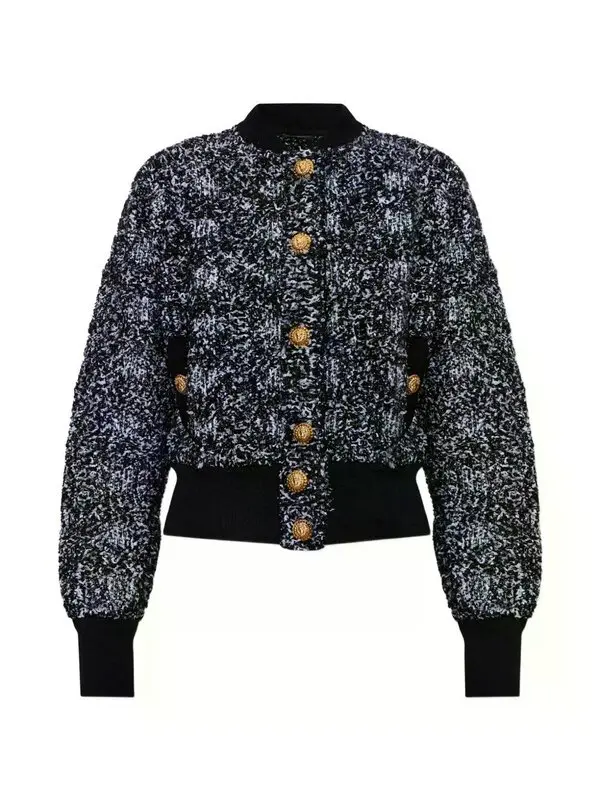 Balmain Buttoned Tweed Jacket