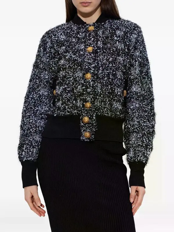 Balmain Buttoned Tweed Jacket