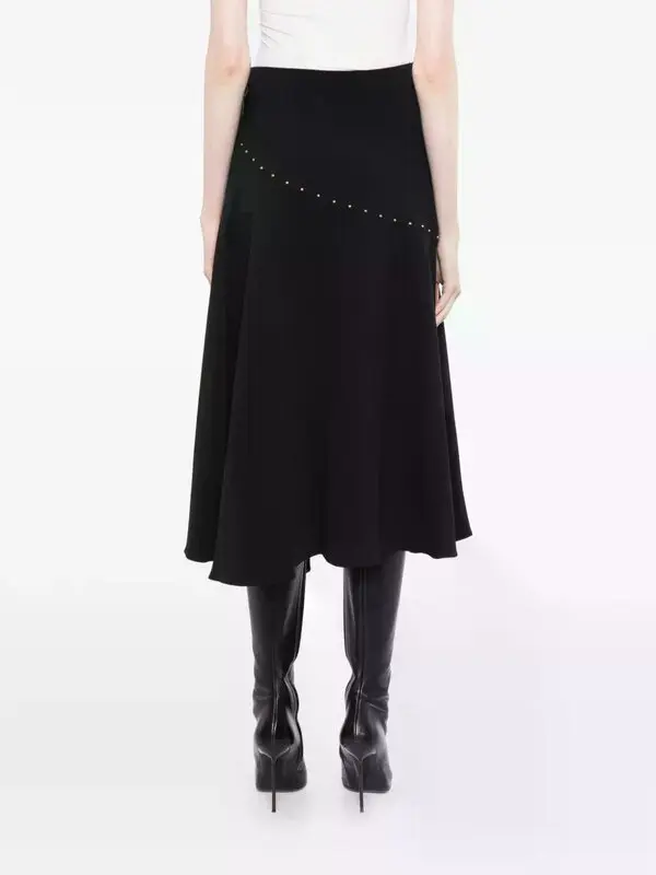 Karl Lagerfeld Stud-embellished Midi Skirt