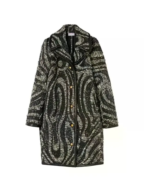 Emilio Pucci Tweed Patterned Coat