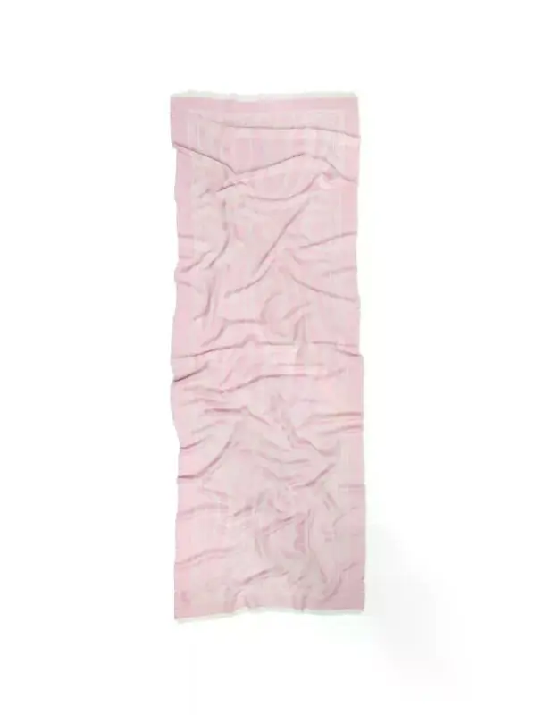 Emilio Pucci Marmo-print Jacquard Scarf - Pink
