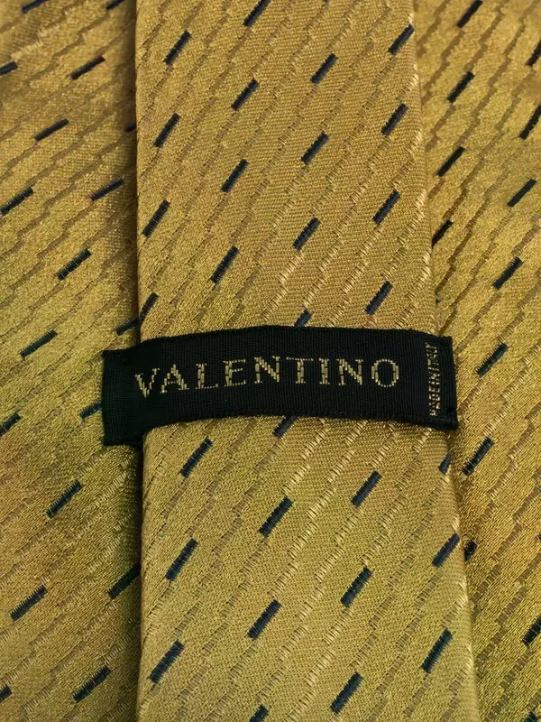 Valentino Garavani Silk Tie - Yellow