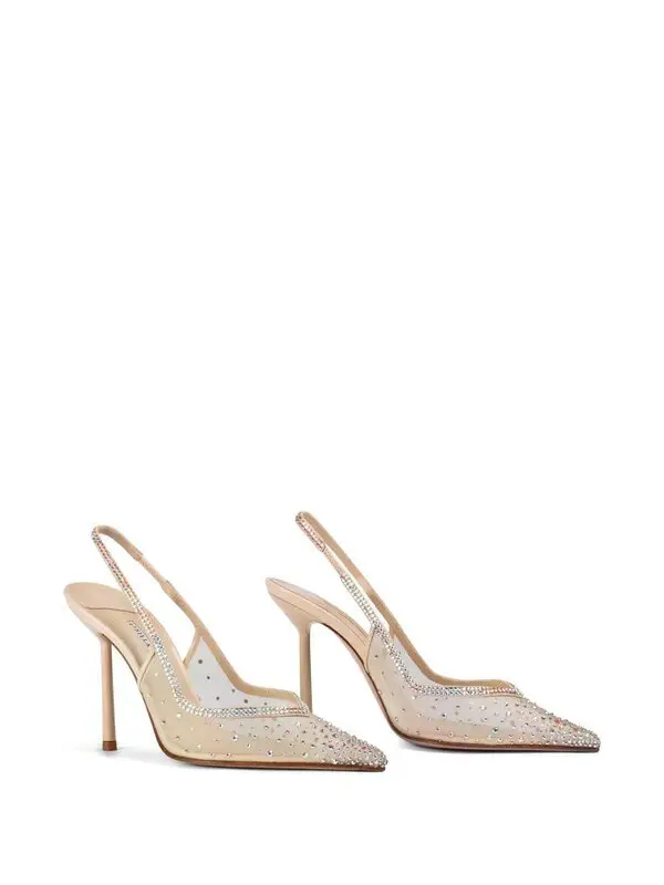 LE SILLA Nicole Slingback Heeled Pumps - Neutrals