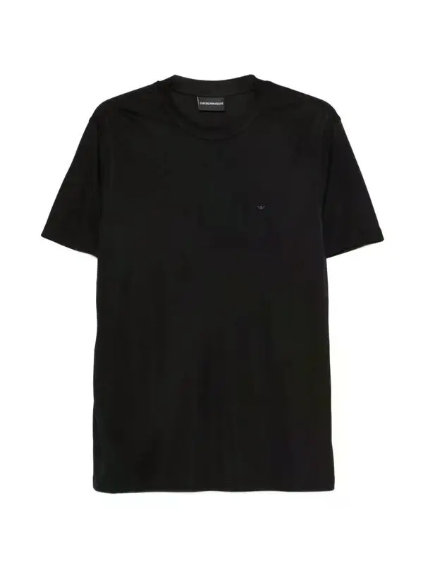 Emporio Armani Logo-detail T-shirt - Black