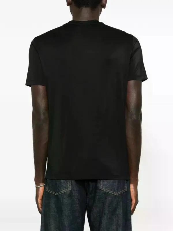 Emporio Armani Logo-detail T-shirt - Black