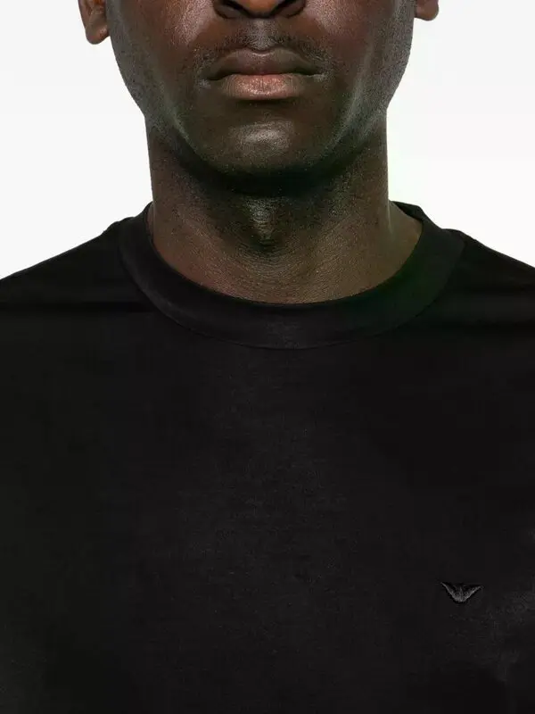 Emporio Armani Logo-detail T-shirt - Black