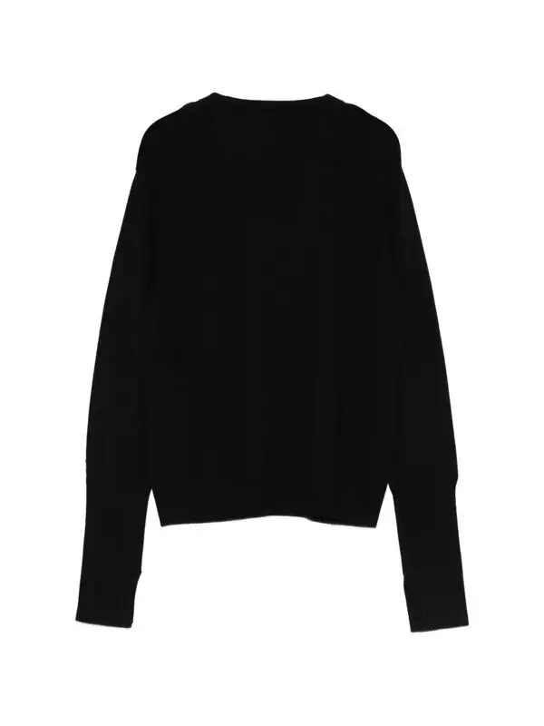 Patrizia Pepe V-neck Long-sleeve Sweater