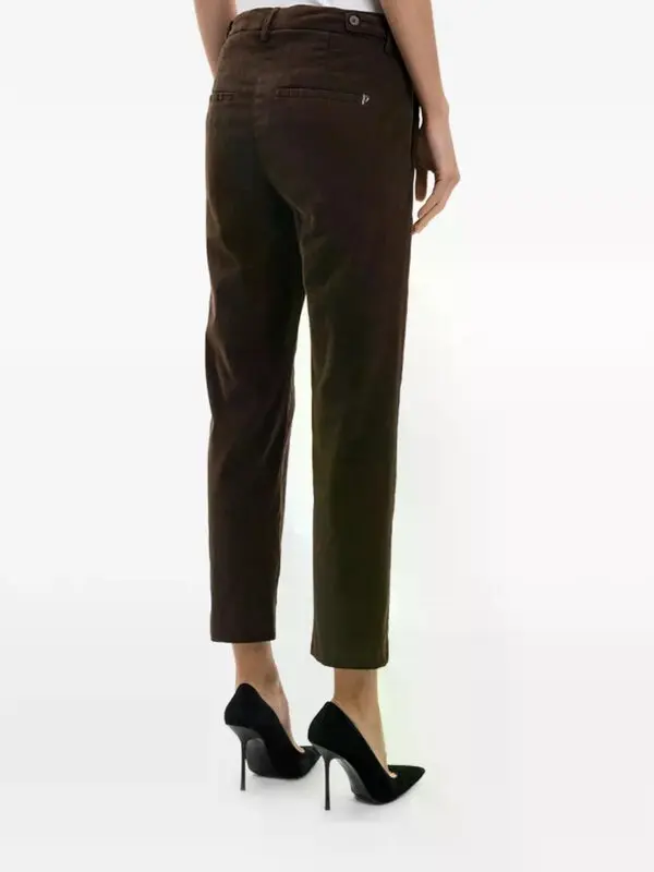 DONDUP Corduroy-effect Straight-leg Trousers