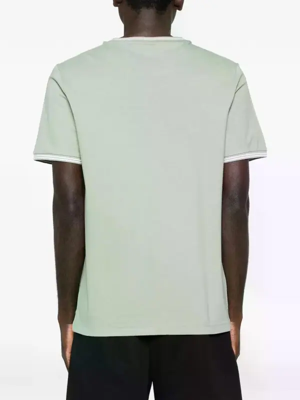 BOSS Stretch-cotton T-shirt With Stripes And Logo