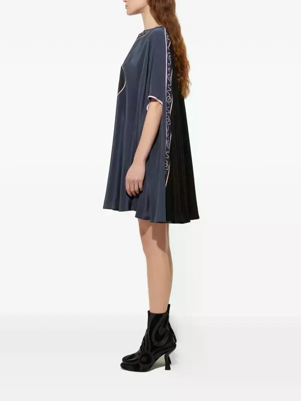 Emilio Pucci Astro-print Cape Mini Dress