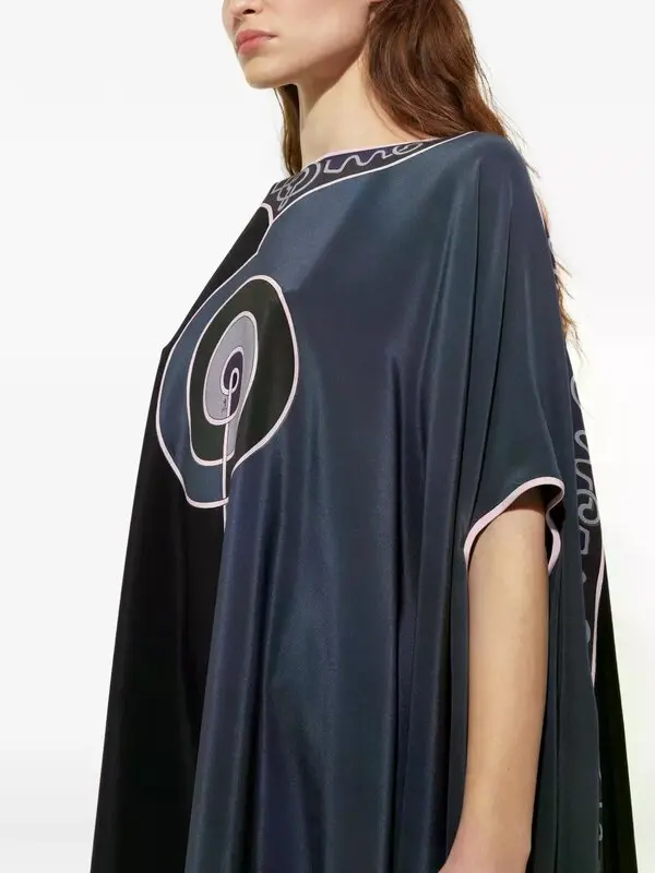 Emilio Pucci Astro-print Cape Mini Dress