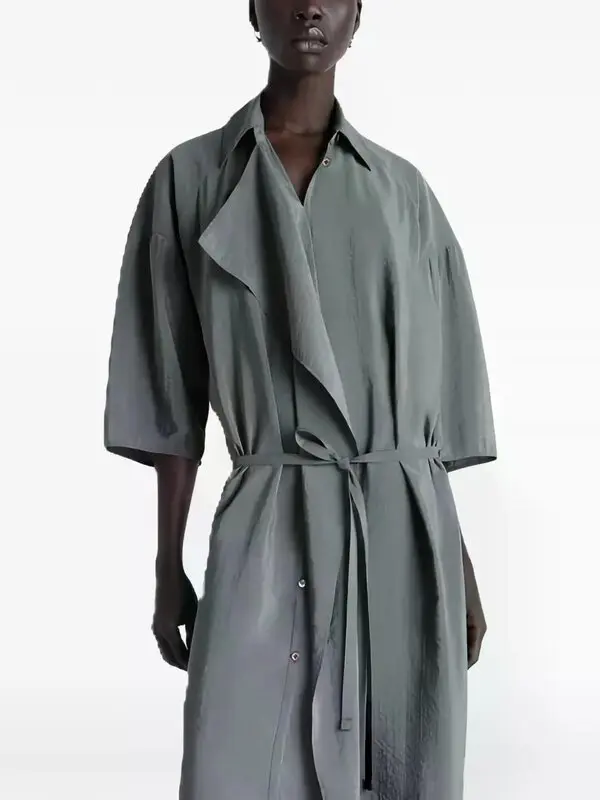 lemaire shirt dress LEMAIRE Asymmetrical Shirt Dress