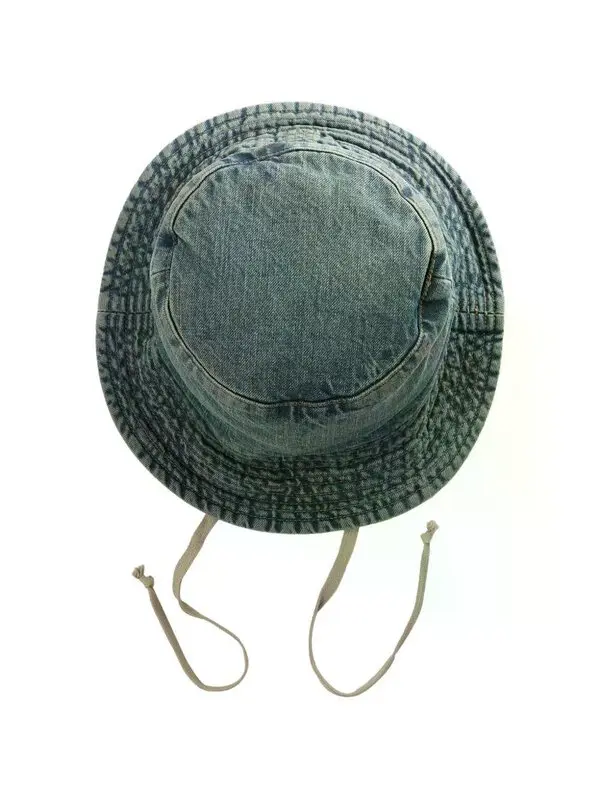 Rick Owens Gilligan Denim Bucket Hat - Blue