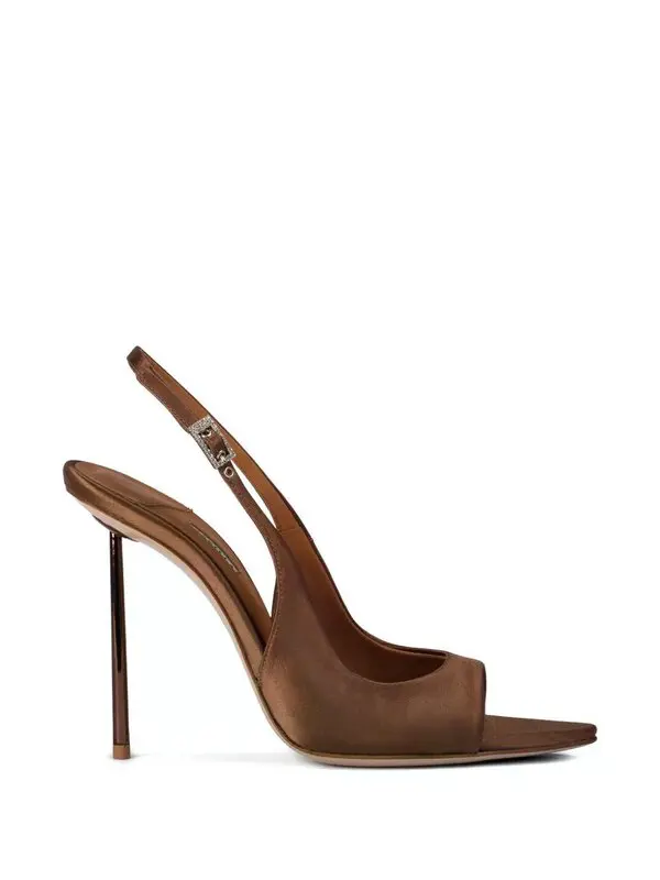 LE SILLA Bella Slingback Heeled Sandals - Brown