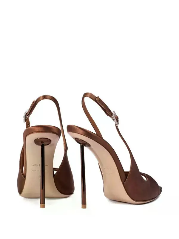 LE SILLA Bella Slingback Heeled Sandals - Brown