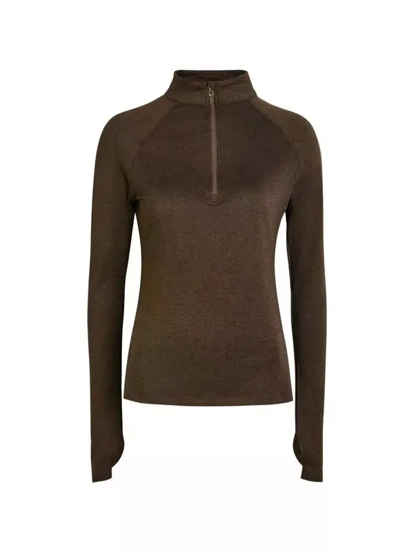 Varley Always Warm Half-zip Sweatshirt - Brown