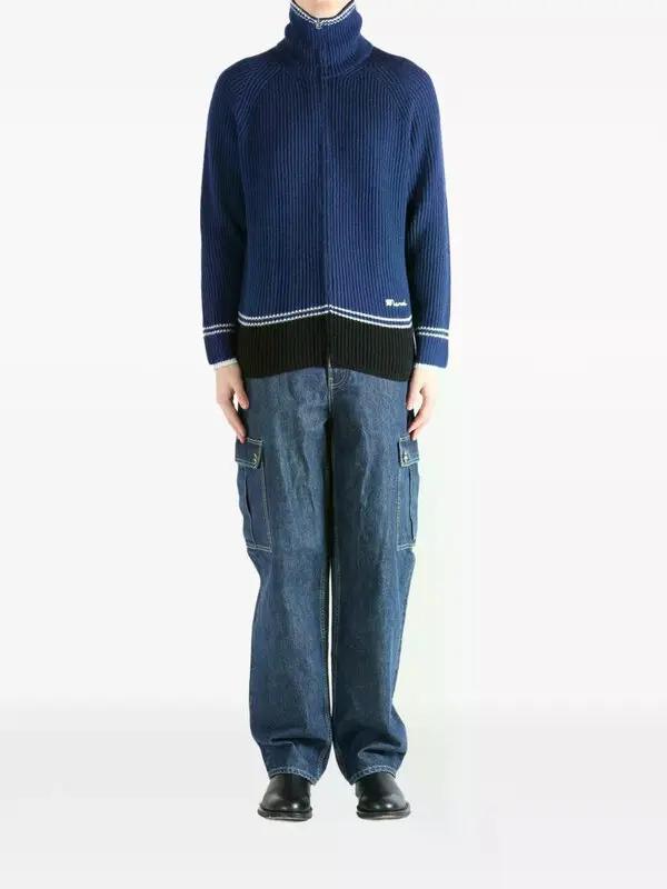 Marni Zip-up Roll-neck Cardigan