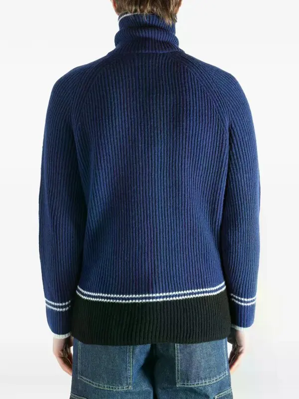 Marni Zip-up Roll-neck Cardigan