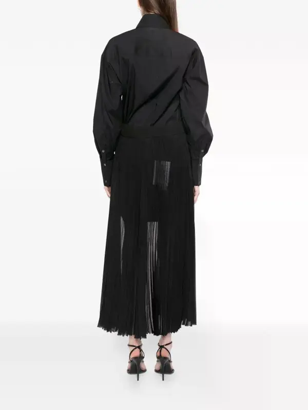 Karl Lagerfeld Pleated Shirt Dress