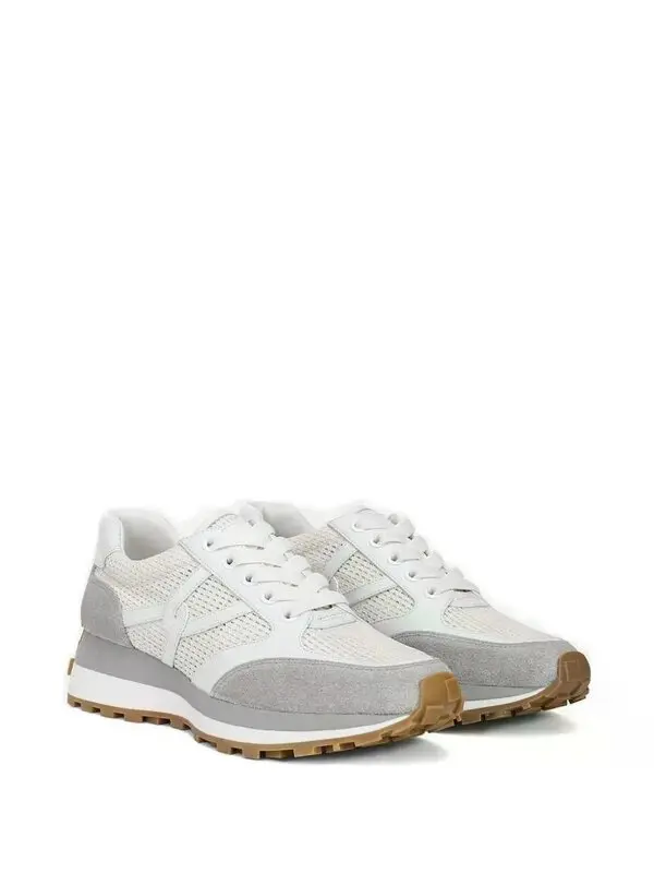 Veronica Beard Panelled Lace-up Trainers