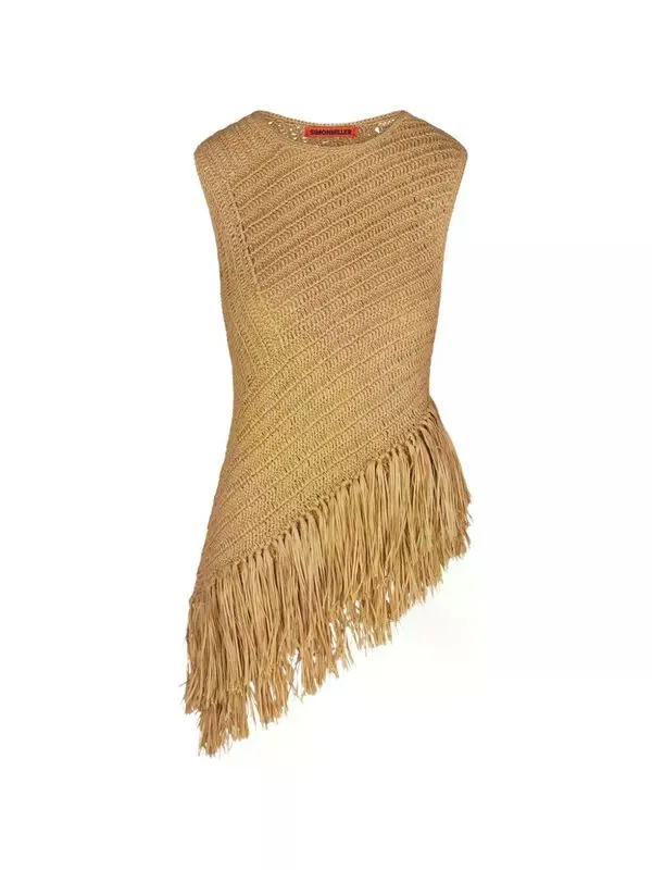 SIMONMILLER Crochet Fringe Top