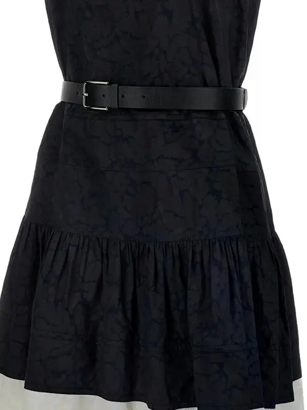 Mantū Belted Sleeveless Dress - Black