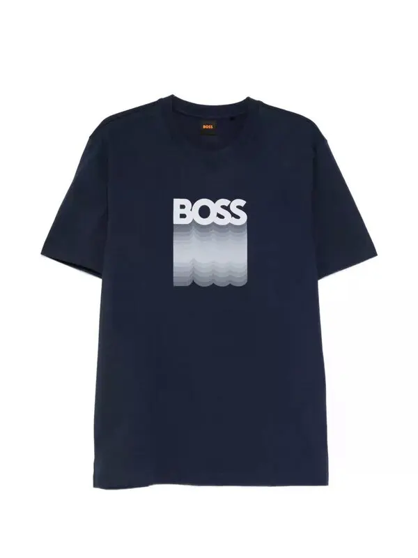 BOSS Graphic-print T-shirt - Blue