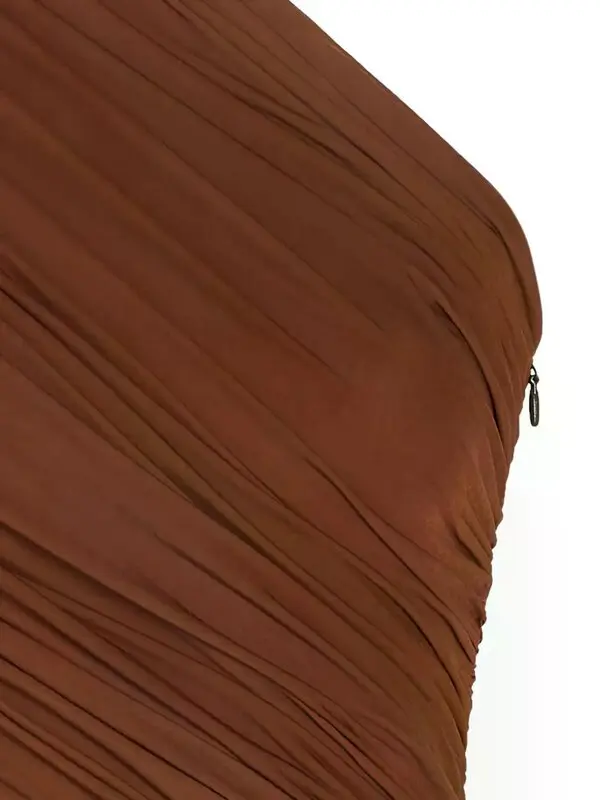 Ronny Kobo Camina One-shoulder Top - Brown