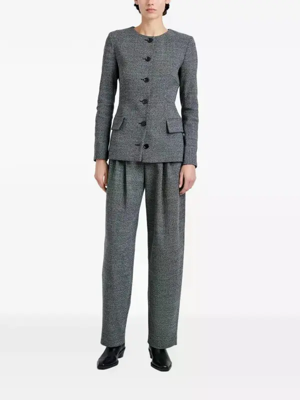 Proenza Schouler Fontana Pleated Trousers - Grey