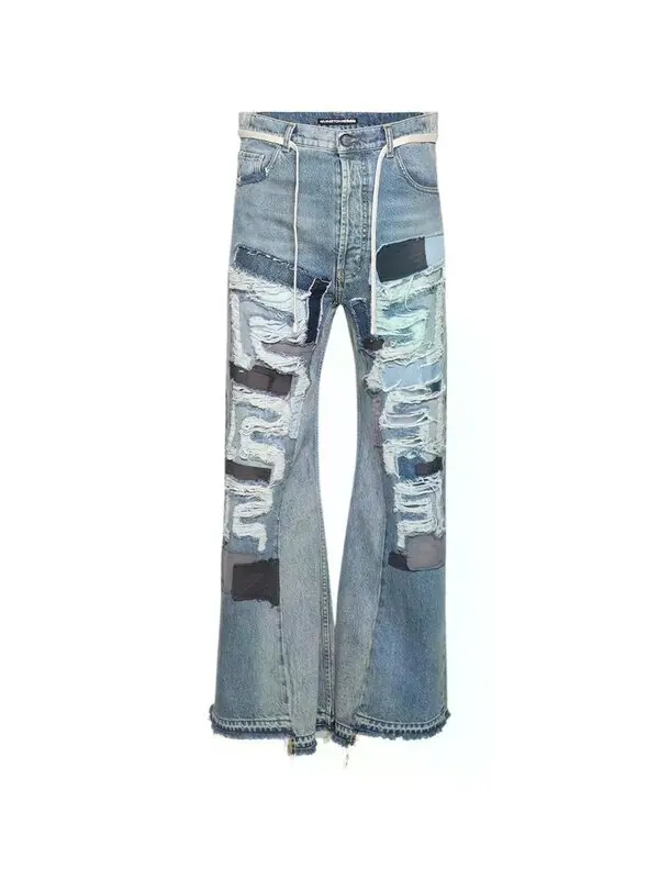 RRR123 Patchwork Distressed Jeans