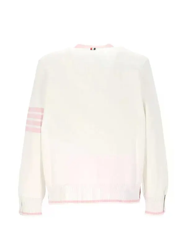 Thom Browne 4-bar V-neck Cardigan